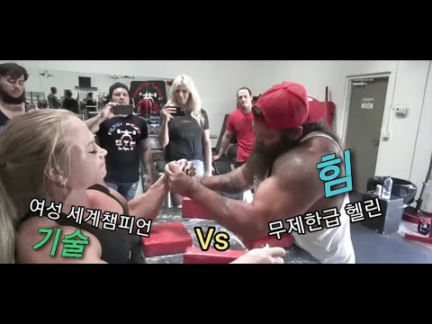 Sarah Backman vs Men Armwrestling Video